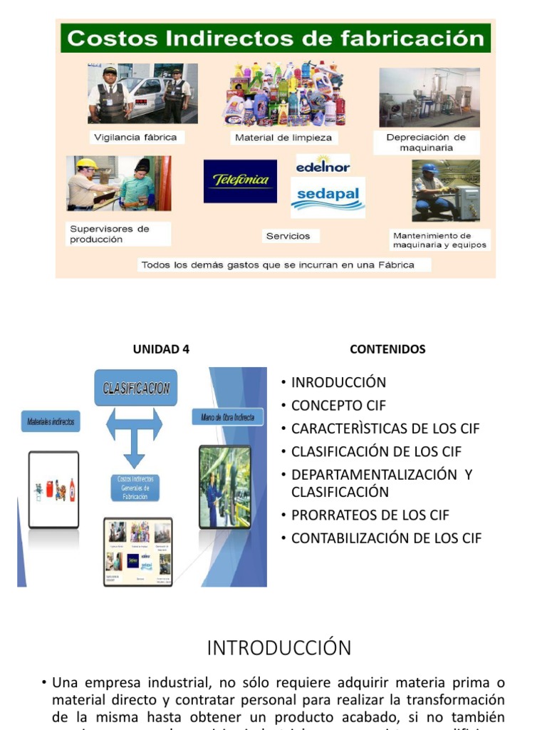 Unidad 4 Cif | PDF | Costo | Business