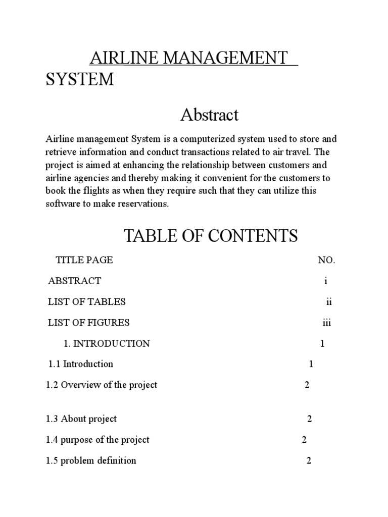 Airline Management System. | PDF | Airlines | Information Science