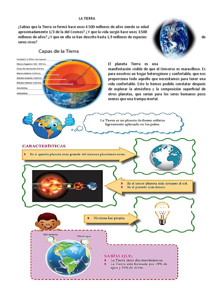 Explorando el Planeta Tierra para Niños | PDF | Atmósfera de tierra ...