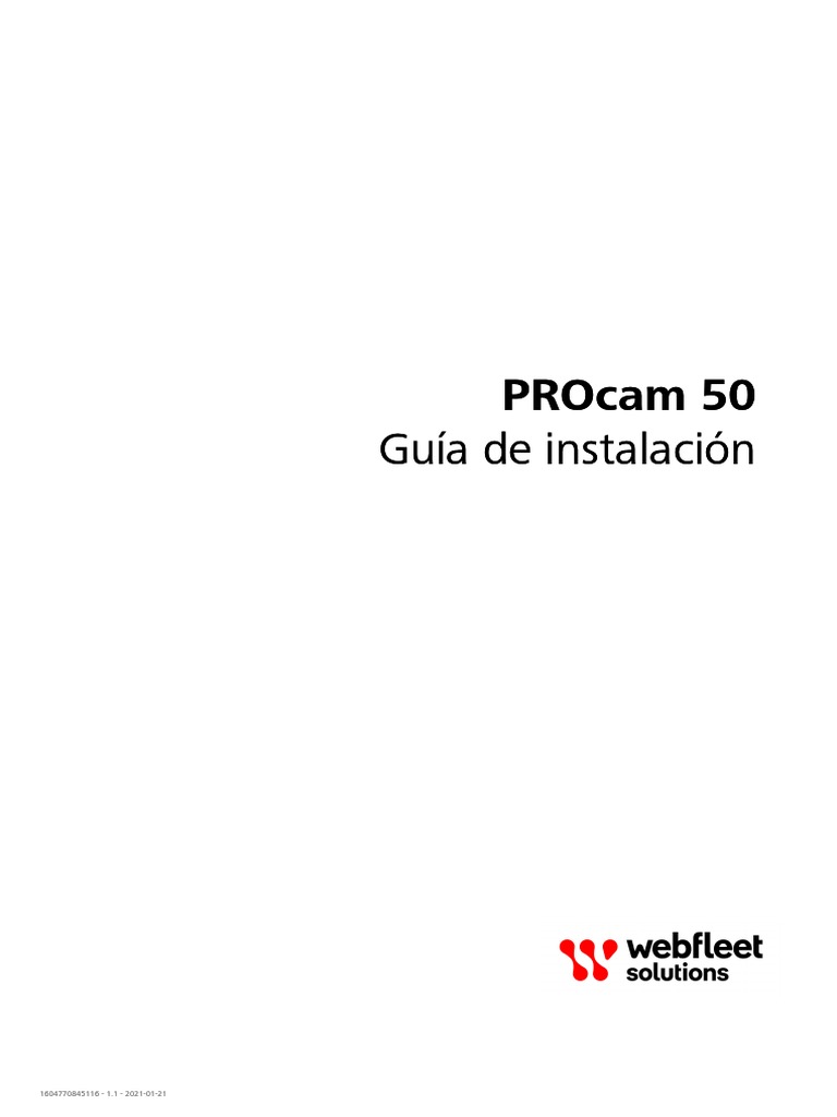 PROcam 50 Guide - Es | PDF | Residuos | Tornillo