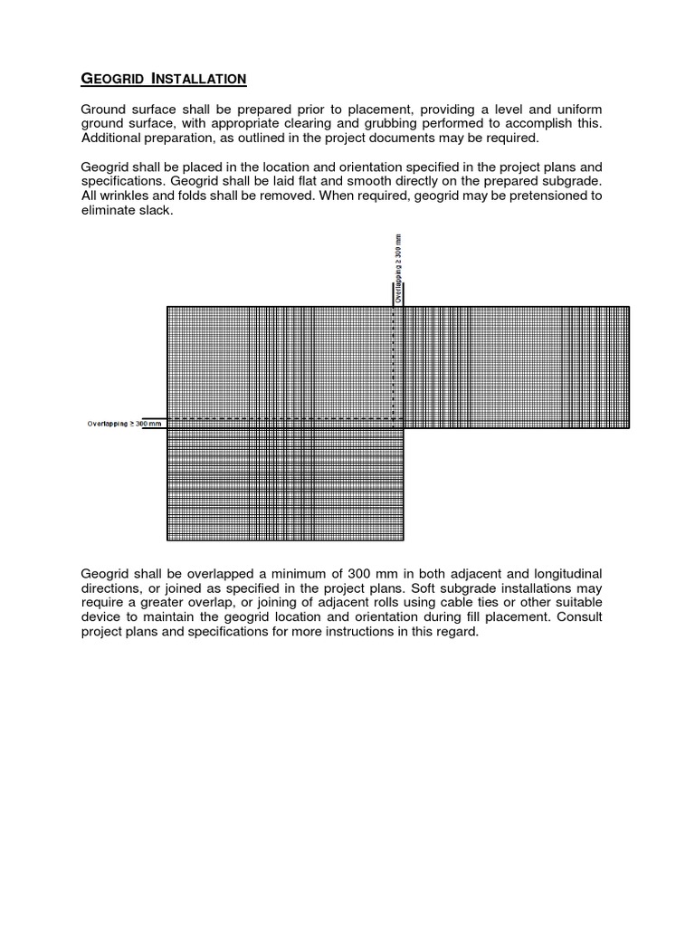 Geogrid Install Guide | PDF | Home & Garden | Computers