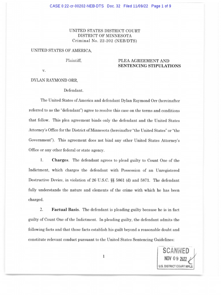 Plea Agreement | PDF