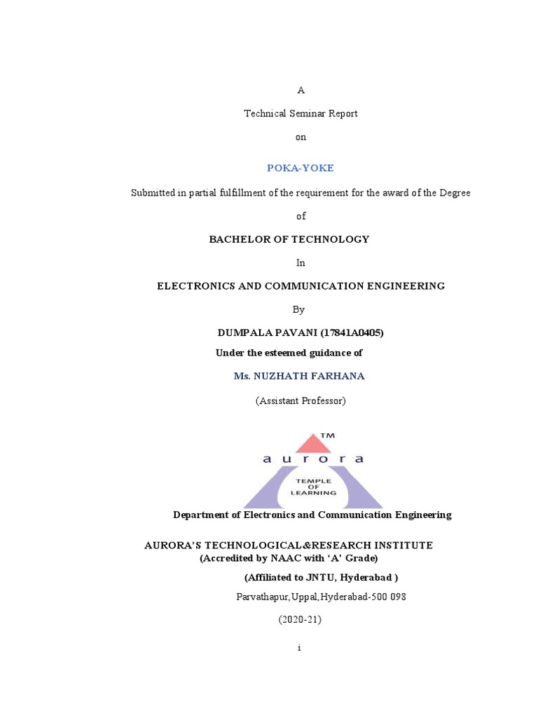 Poka Yoke Document17841a0405 | PDF | Sensor | Switch