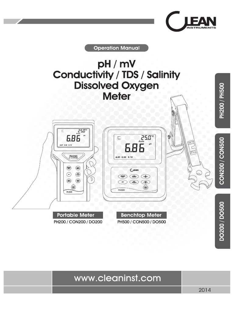 Ph-Metro - Phmetro PH500 - Clean - PH500 - Manual | PDF