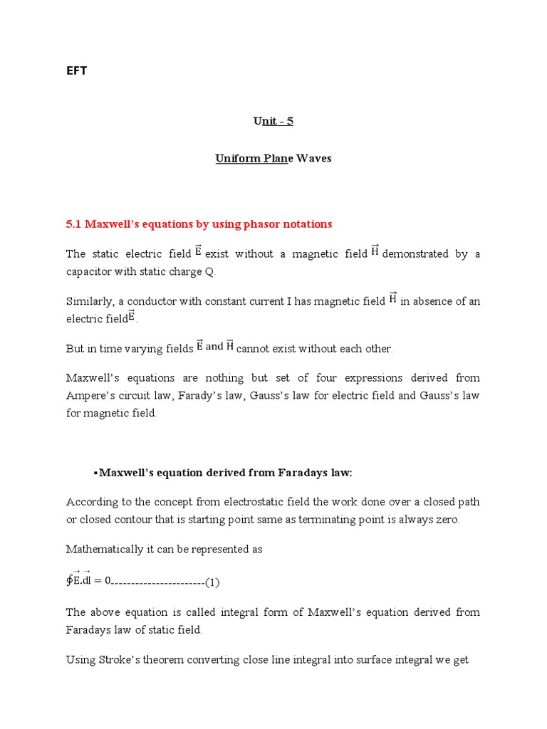 EFT | PDF | Polarization (Waves) | Waves