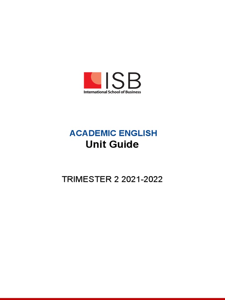 Academic English Course Guide | PDF | Turnitin | Essays