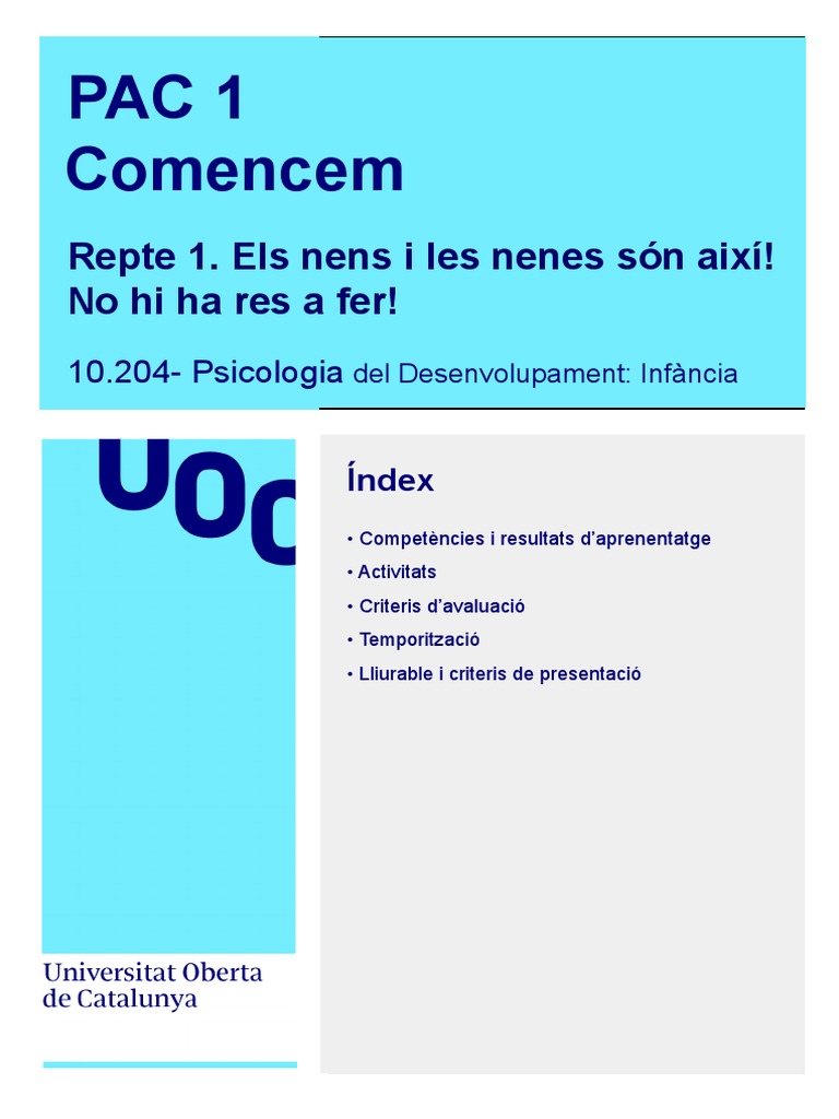 Enunciat PAC 1 | PDF