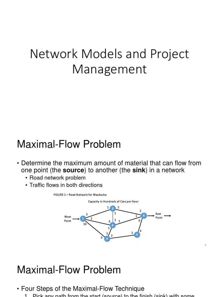 Network Models and Project Management | PDF | Applied Mathematics ...