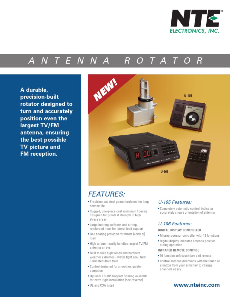 Advanced Antenna Rotator Features | PDF