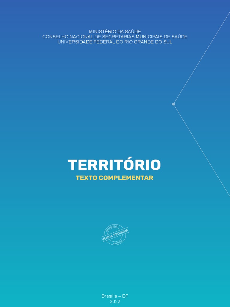 2 Texto Complementar Territorio 1664279759 | PDF | Epidemiologia | Ciências da Saúde