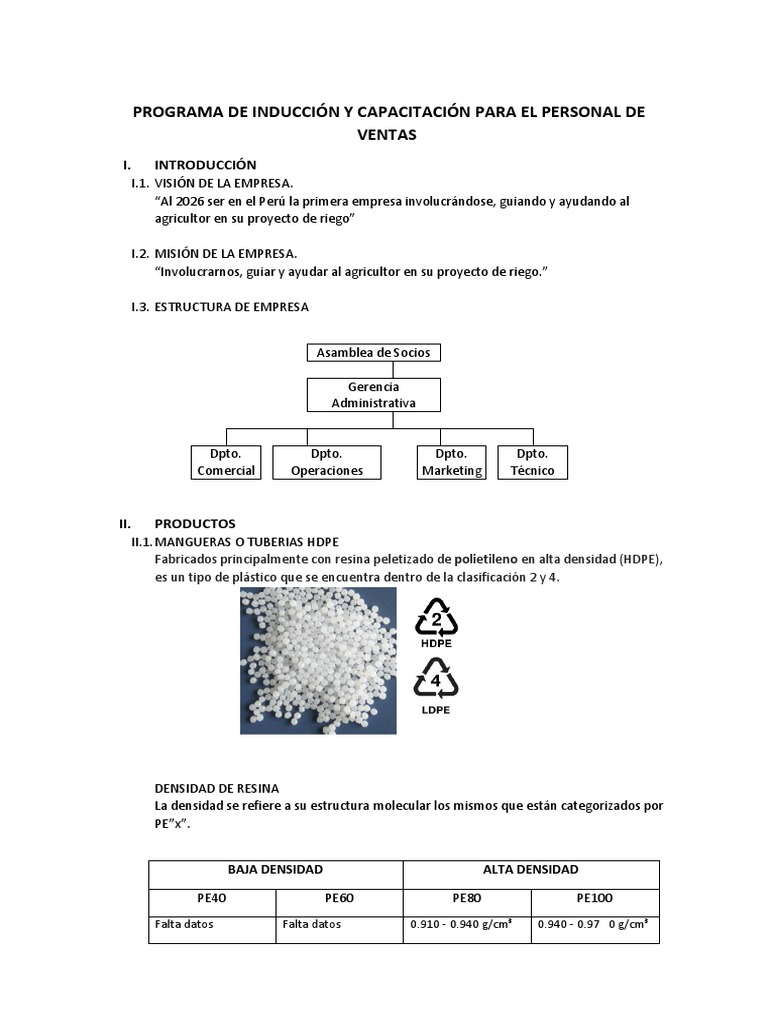 Programa de Induccion y Capacitación para El Personal de Ventas (Autoguardado) (Autoguardado ...