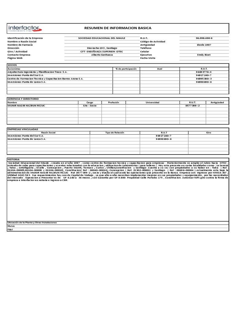 Cli - Ant - Gen - Files - 821f3e - RIB 2022 Soc Educacional Del Maule | Descargar gratis PDF ...