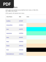 Convert HTML Colour Code in KML | PDF | Abstract Strategy Games | Color