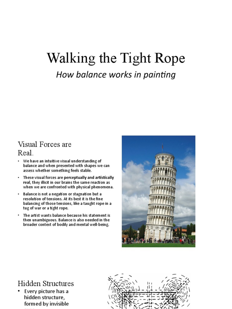 Tight Rope Walk Balance and Tension | PDF | Symmetry | Composition (Visual Arts)
