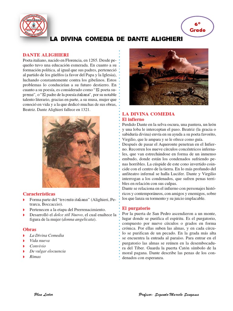 La Divina Comedia de Dante Alighieri: Un viaje a través del Infierno ...