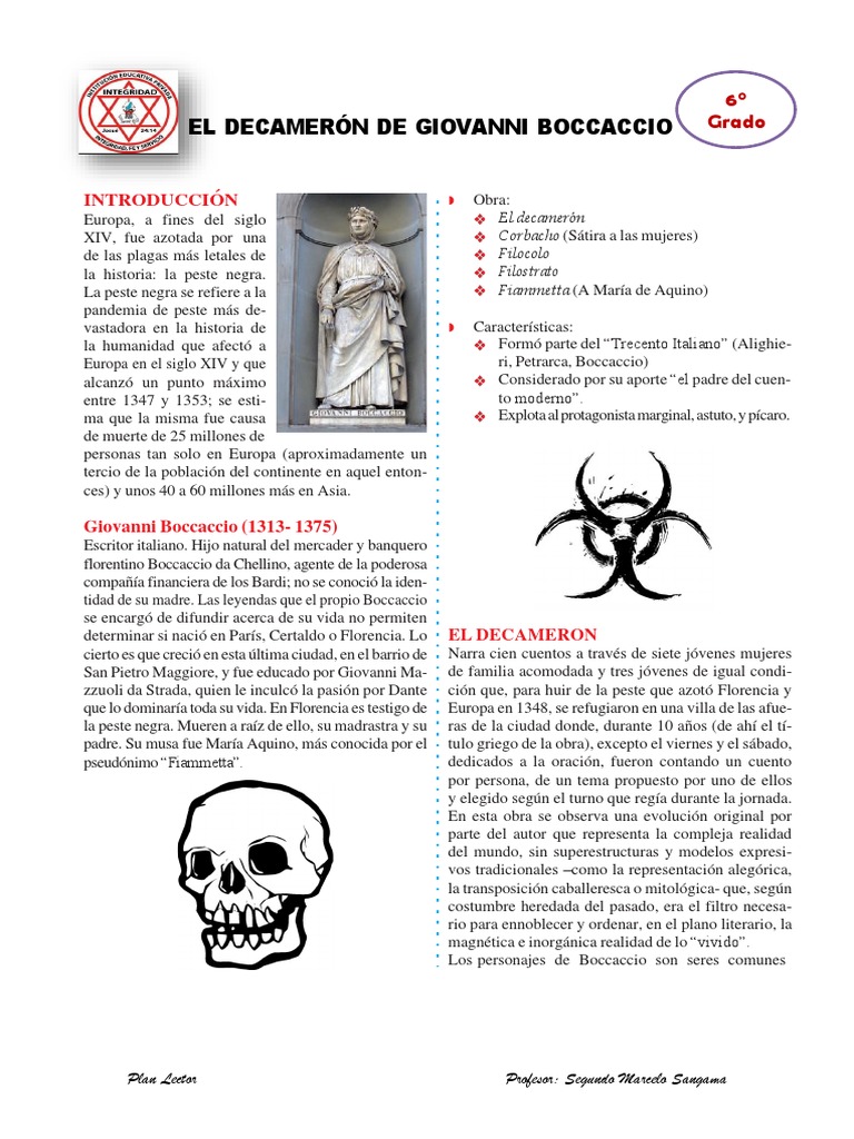 12 El Decamerón de Giovanni Boccaccio | PDF | Giovanni Boccaccio | El ...