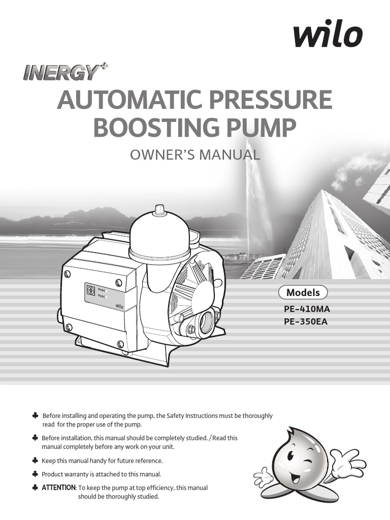 Wilo Water Pump | PDF | Pump | Safety