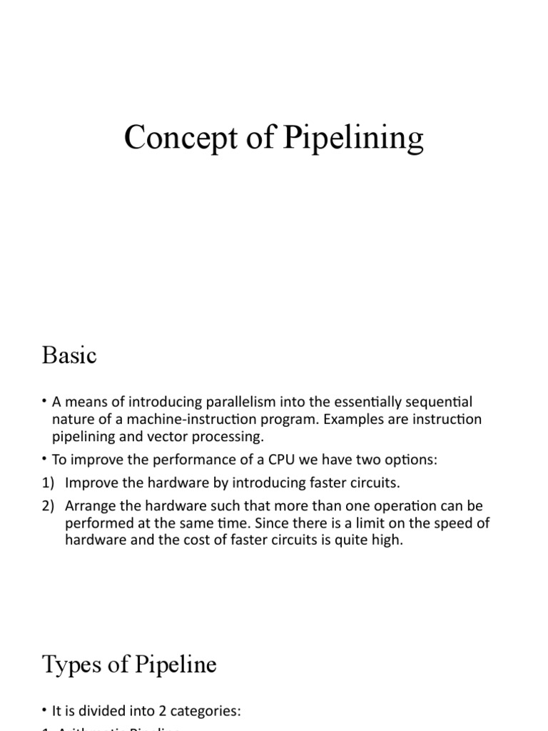 4-Concept of Pipelining | PDF | Central Processing Unit | Manufactured Goods
