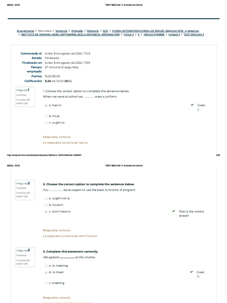 [TITLE] Reviewing an English Test: Analysis of Performance and Areas ...