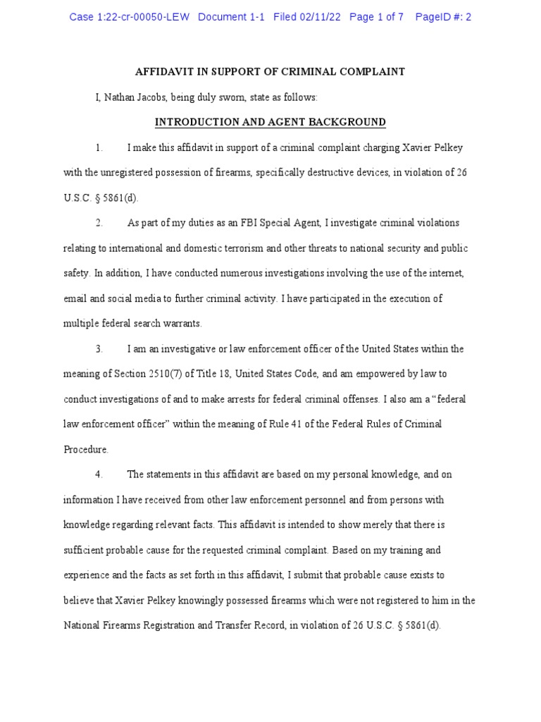 Pelkey Indictment | PDF | Complaint | Law Enforcement Officer