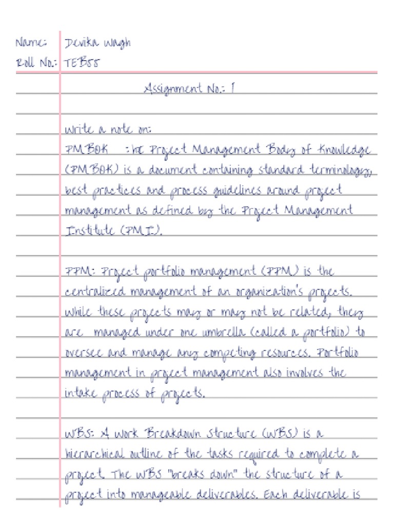 TEB55 SPM Theory Assignment 1 | PDF