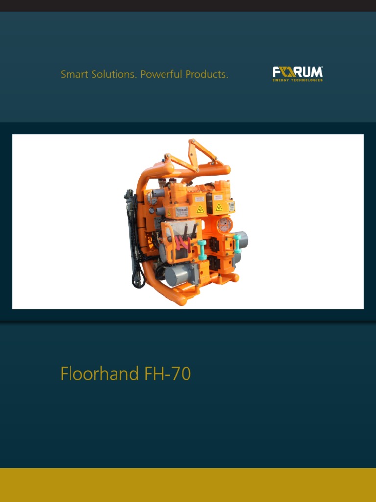 Floorhand FH-70 | PDF | Pipe (Fluid Conveyance) | Mechanical Engineering