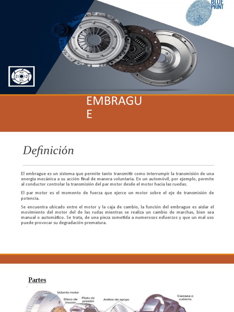 EMBRAGUE | PDF | Embrague | Máquinas