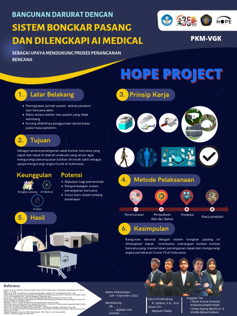 DRAFT POSTER PKM-VGK (Laporan Akhir) | PDF