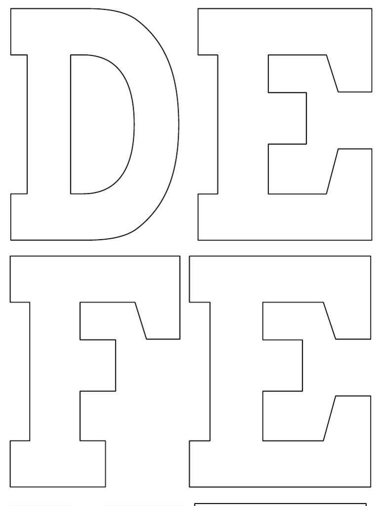 Letras Molde 2 | PDF