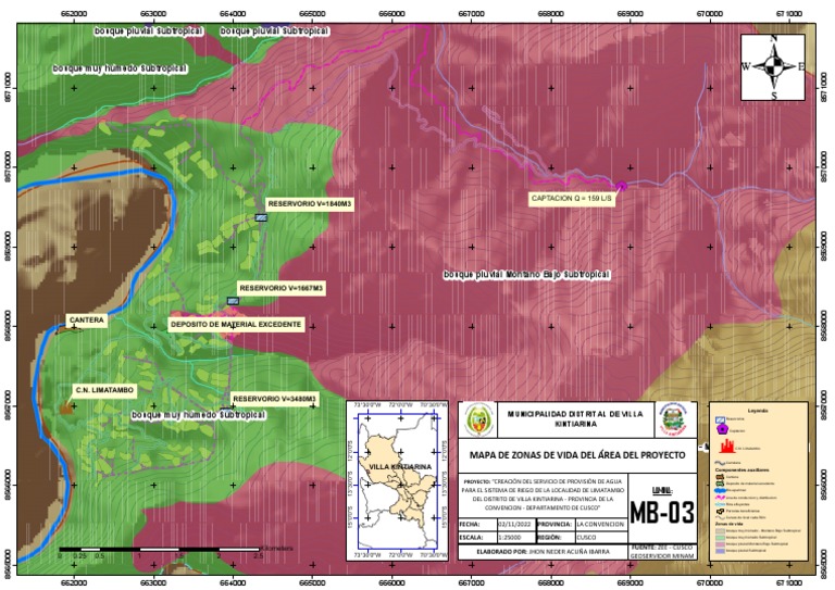 MB-03 Mapa de Zonas de Vida | PDF | Manejo de recursos naturales ...