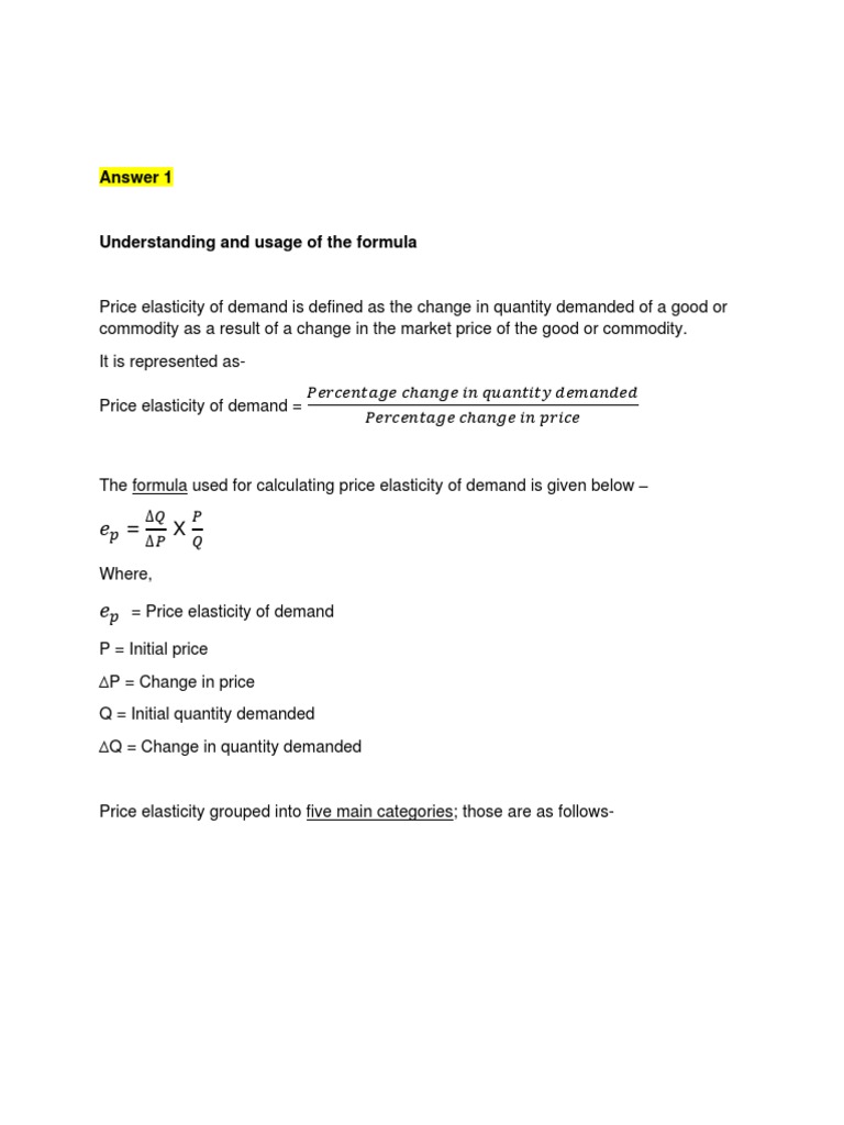 Economics Final | PDF | Price Elasticity Of Demand | Forecasting