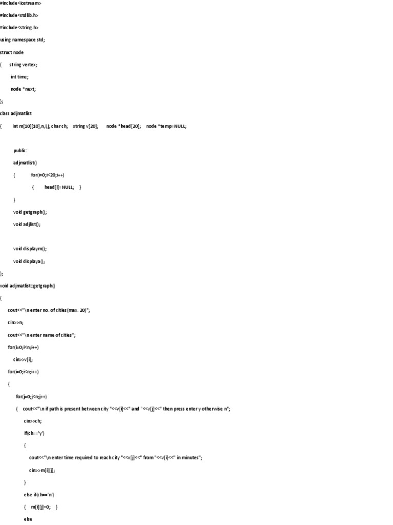 C14 Graph | PDF | Vertex (Graph Theory) | Computer Programming