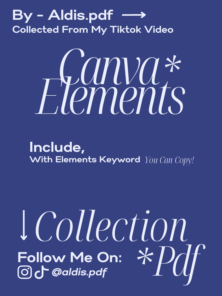 Canva Design Elements Collection | PDF | Computers
