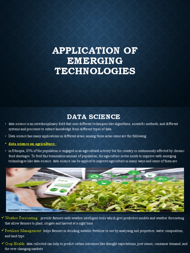 Emerging Technologies in Data Science | PDF | Unmanned Aerial Vehicle ...