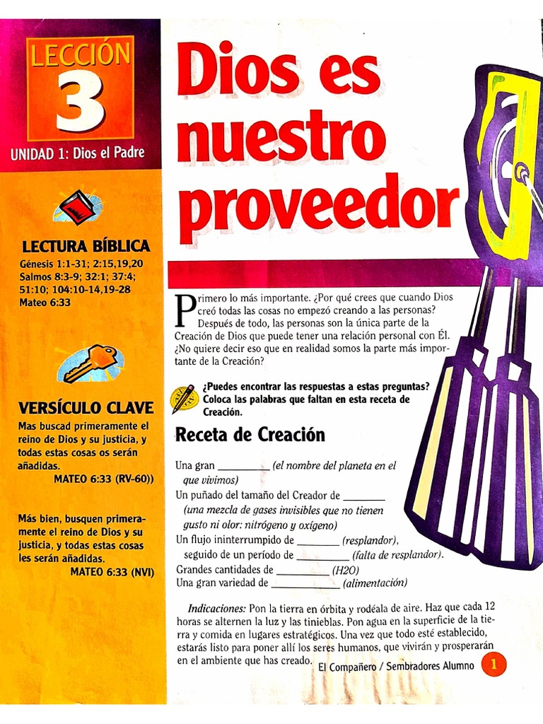 Dios Es Nuestro Proveedor | PDF