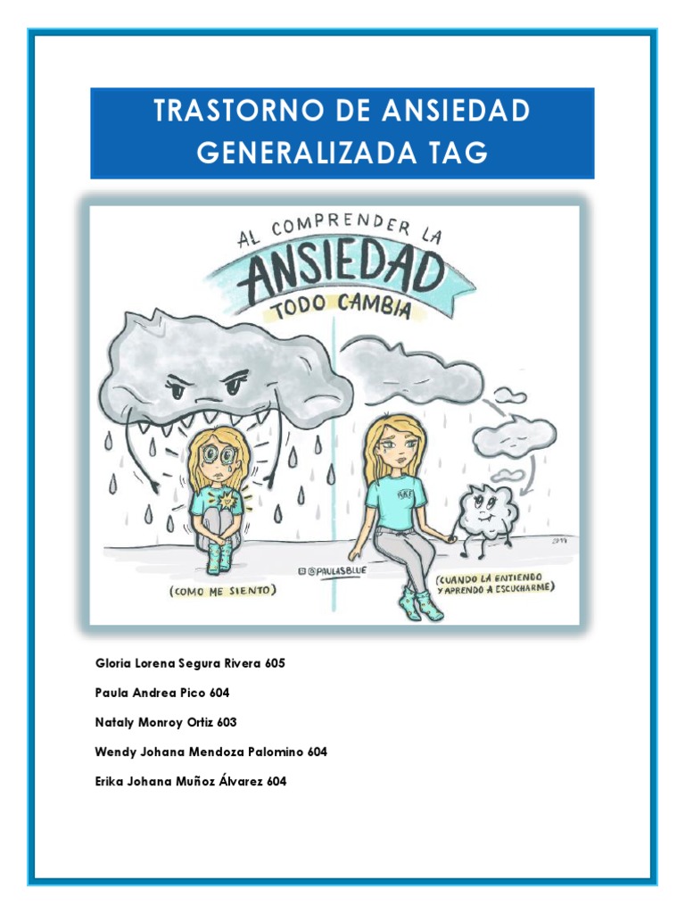 Tag Cartilla | PDF | Ansiedad | Trastorno de ansiedad