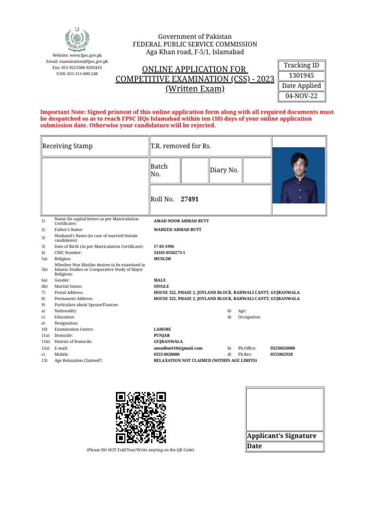 Competitive Examination (CSS) - 2023 (Written Exam) Hard | PDF Competitive Examination (CSS) - 2023 (Written Exam) Hard | PDF