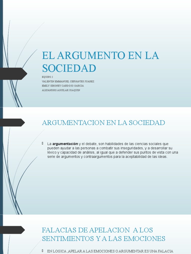 Falacias en Argumentación Social y Publicidad | PDF | Falacia | Las ...