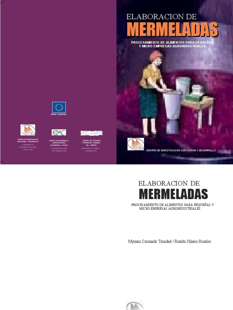 Elaboracion Mermeladas | PDF | Hirviendo | Gusto