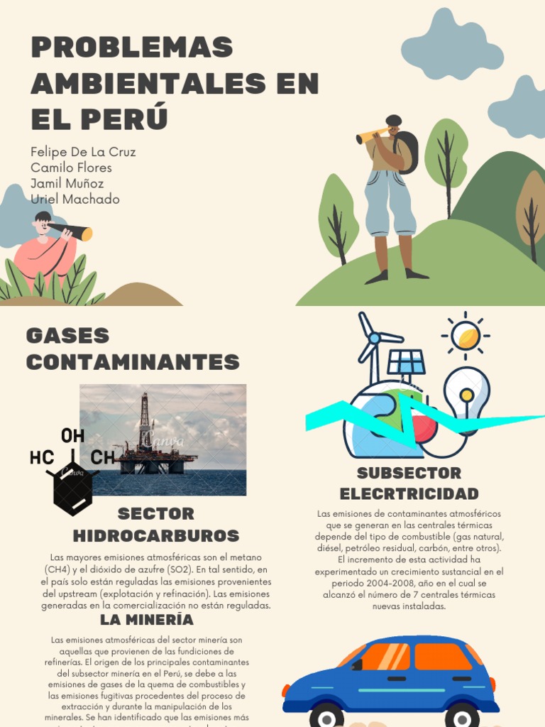 Problemas Ambientales en El Perú | PDF | Contaminación | La contaminación del aire