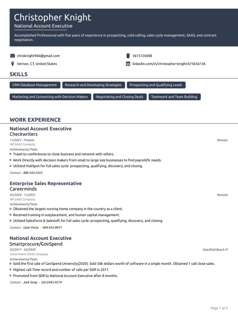 Christopher's Resume | PDF | Software As A Service | Business