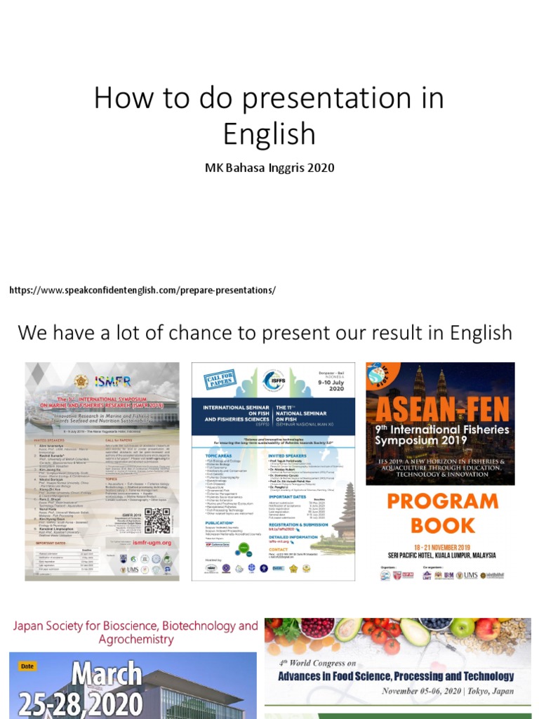 How To Do Presentation in English 2021 | PDF