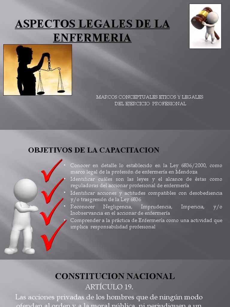 Aspectos Legales en Enfermería | PDF | Enfermería | Homicidio