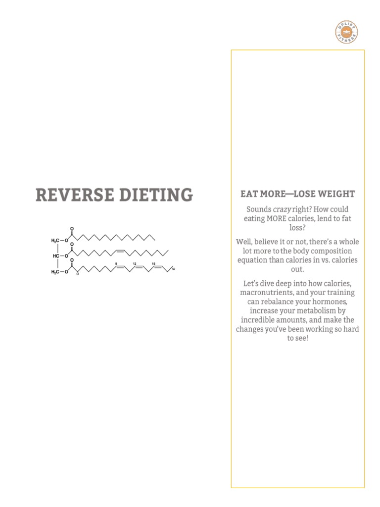 Reverse Diet Guide | PDF | Dieting | Leptin