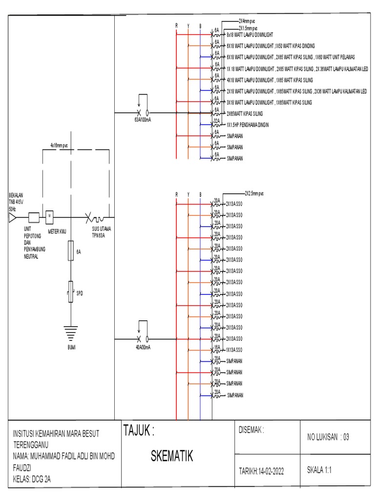 SET WIRING & SKEMATIK-Model - PDF Skematik 2 | PDF