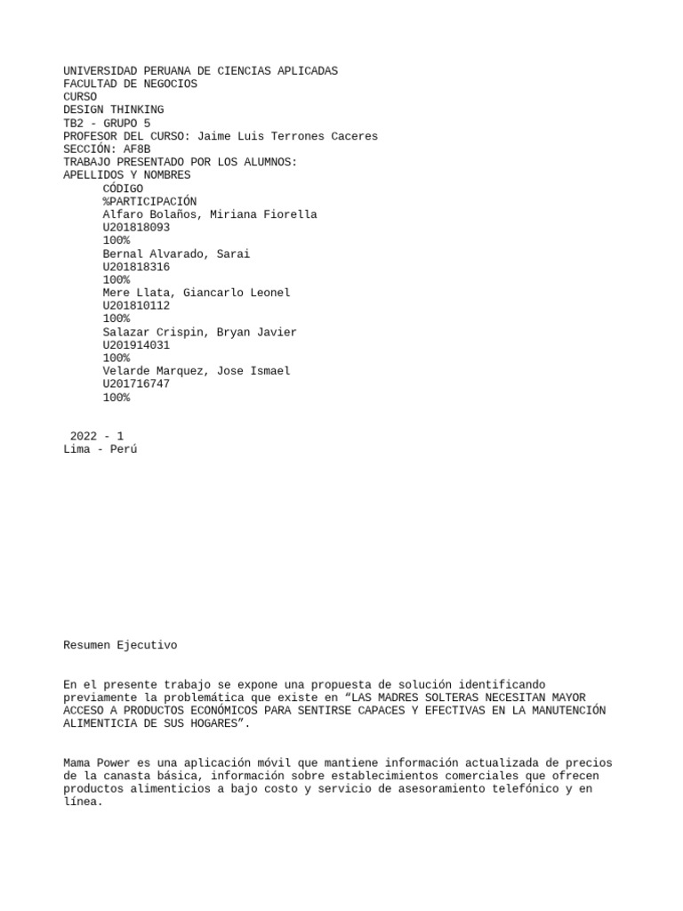 TF Design - G5 | PDF | Aplicación movil | Presupuesto TF Design - G5 | PDF | Aplicación movil | Presupuesto
