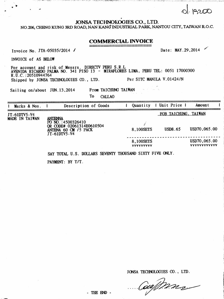 Importacion - FOB | PDF