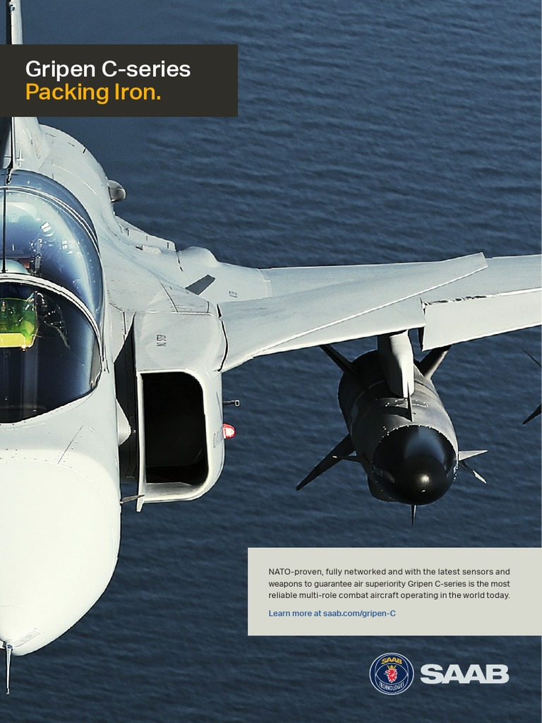 Gripen-E SAAB | PDF | Missile | Manufactured Goods