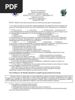 4th Quarter Exam in Esp8 | PDF