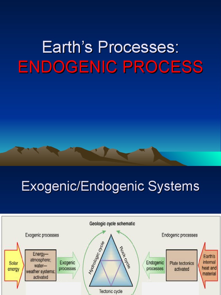 Endogenic Processes 1 | PDF | Volcano | Lava